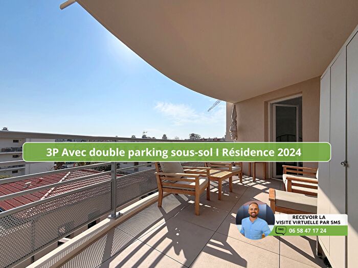 Appartement à vendre - Antibes, Rastines, Super Antibes, Laval, La Fontonne - 3 pièces - 2 chambres