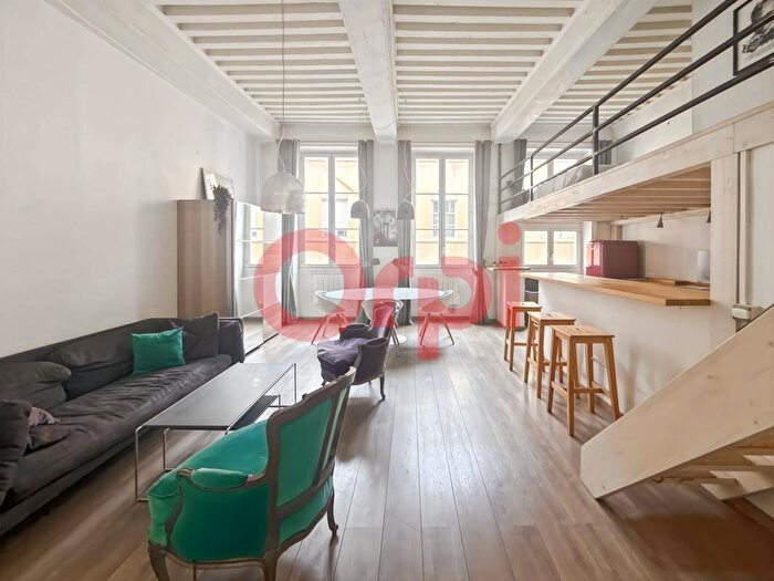 Appartement à louer - Pentes de la croix-rousse, Lyon er arrondissement - 2 pièces - 1 chambre