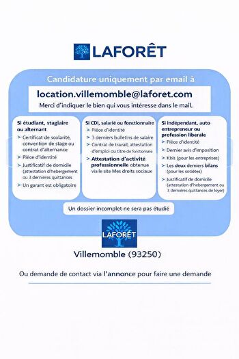 Appartement à louer - Calmanovic, Les Pavillons-sous-Bois - 3 pièces - 2 chambres