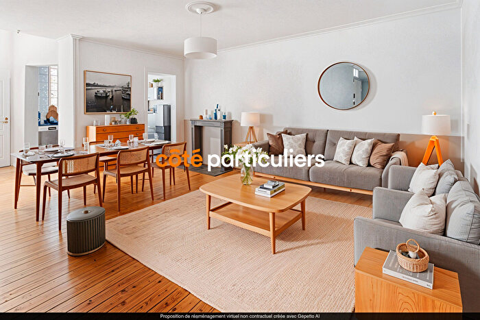 Appartement à vendre - Nantes, Longchamp, Rond-Point de Rennes, Perverie, Américains - 3 pièces - 2 chambres