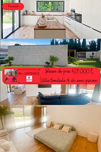 Maison à vendre - Pennautier - 5 pièces - 4 chambres