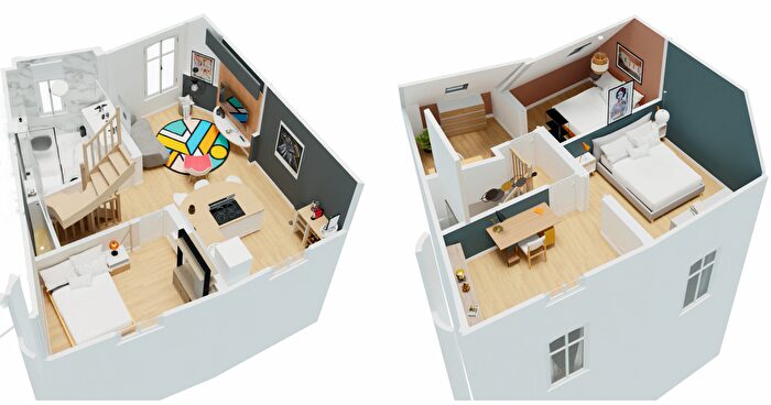 Appartement à vendre - Fontainebleau, Provenceaux, Carmel - 4 pièces - 1 chambre