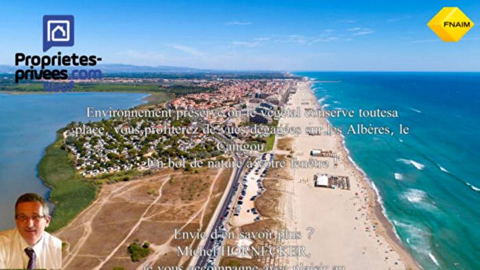 Appartement à vendre - Canet-en-Roussillon, Route de Saint-Nazaire, Les Fontaines, Etang - 3 pièces - 2 chambres