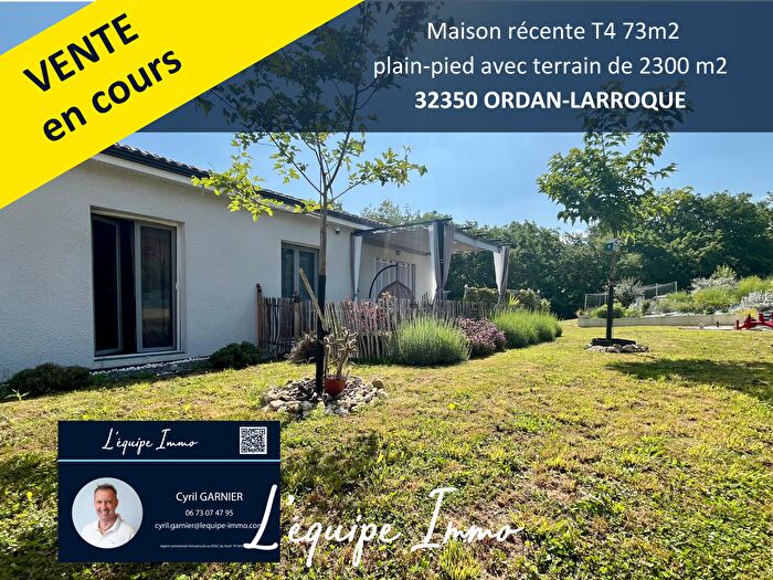 Maison à vendre - Ordan-Larroque - 4 pièces - 3 chambres