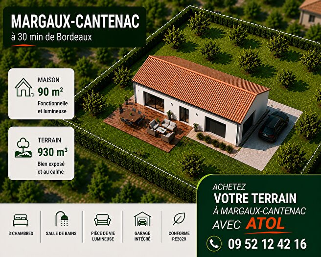 Maison 4 pièces à vendre à Margaux