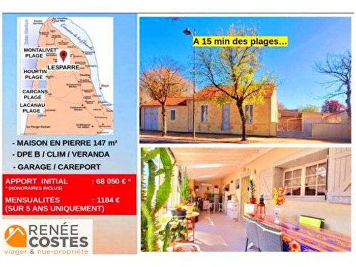 Maison à vendre - Lesparre-Médoc - 6 pièces - 3 chambres