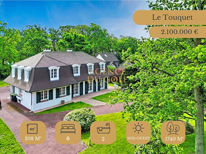 Le Touquet-Paris-Plage, La Dune au Loup, Espace Nouveau Siècle, Aéroport : Maison 8 pièces à vendre