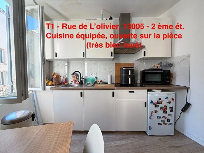 Marseille 5ème, Le Camas : Appartement 1 pièce à vendre