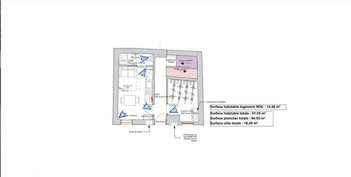 Avignon, Magnanen, Teinturiers : Appartement 1 pièce à vendre