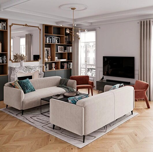 Appartement à vendre - Aubervilliers, Landy-Plaine, Marcreus, Pressensé - 3 pièces - 2 chambres