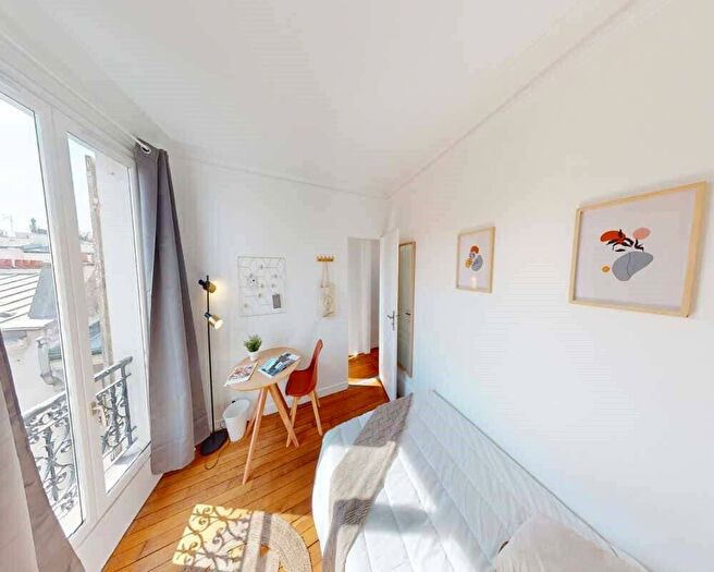 Appartement 1 pièce à Clignancourt-Jules Joffrin, Paris 18ème arrondissement, à louer