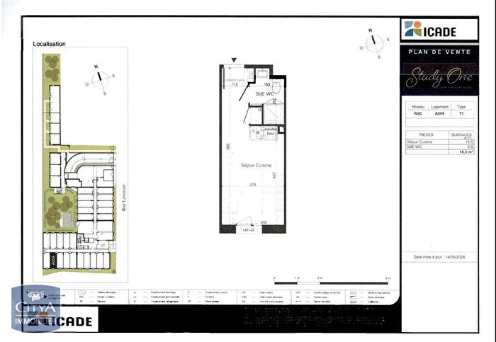 Appartement 1 pièce à La Rochelle, Les Minimes, à louer