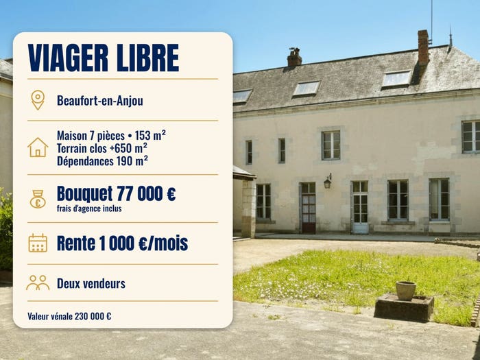 Maison 7 pièces à vendre - Beaufort-en-Vallée