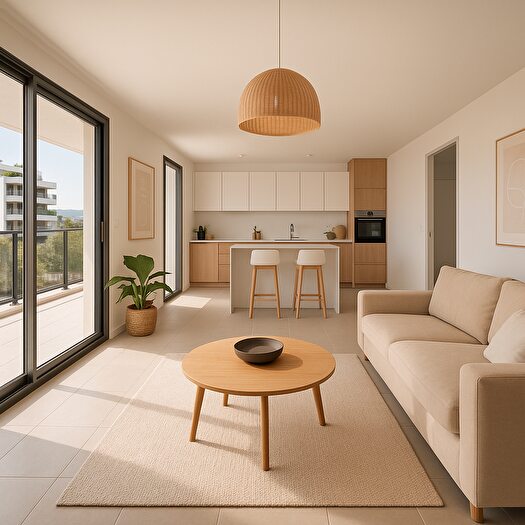 Marseille 15ème, La Cabucelle : Maison 4 pièces à vendre