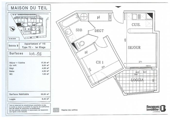 Appartement à vendre - Nîmes, Ville Active - 2 pièces - 1 chambre