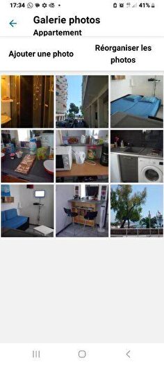 Appartement à louer - Le Faron-Fort-Rouge, Toulon - 1 pièce