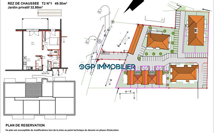 Appartement à vendre - Lescar - 2 pièces - 1 chambre