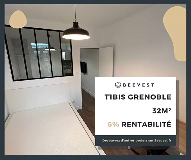 Appartement à vendre - Grenoble, Berriat - 2 pièces - 1 chambre