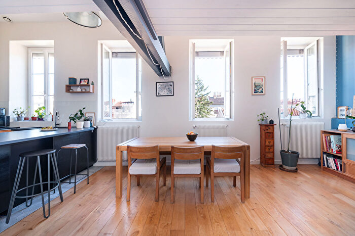 Appartement à vendre - Lyon e , Croix Rousse Ouest - 4 pièces - 3 chambres