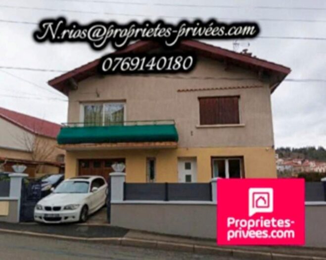 Maison à vendre - Saint-Étienne, La Cotonne, Montferré, La Chauvetière, Montmartre - 5 pièces - 4 chambres