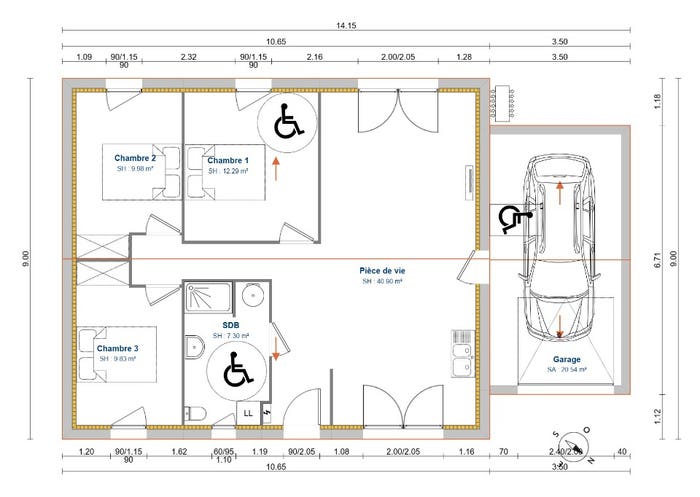 Maison 4 pièces à vendre - Tostes
