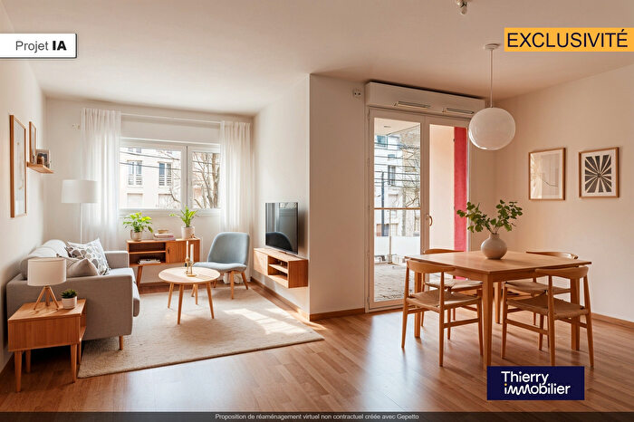 Appartement à vendre - Nantes, Longchamp, Rond-Point de Rennes, Perverie, Américains - 3 pièces - 2 chambres