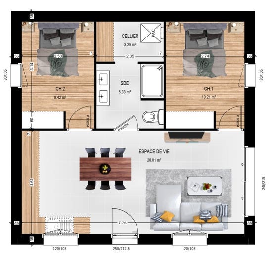 Maisons à vendre et appartements à louer - 3