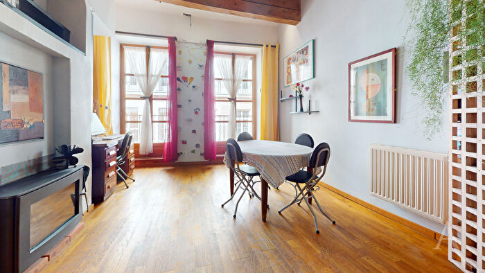 Appartement à vendre - Grenoble, Notre-Dame, Mutualité - 3 pièces - 2 chambres