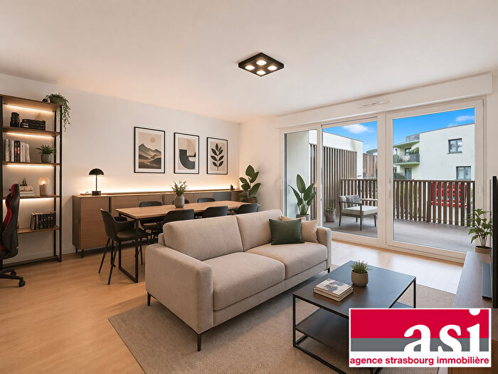Appartement 3 pièces à vendre à Strasbourg, Canardière, Parc Schulmeister