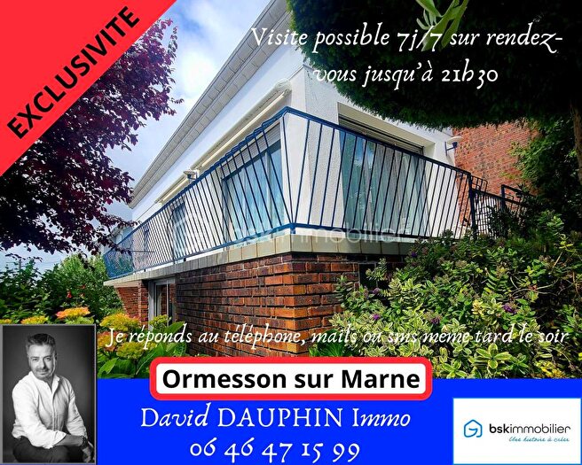 Maison 5 pièces à Ormesson-sur-Marne, à vendre