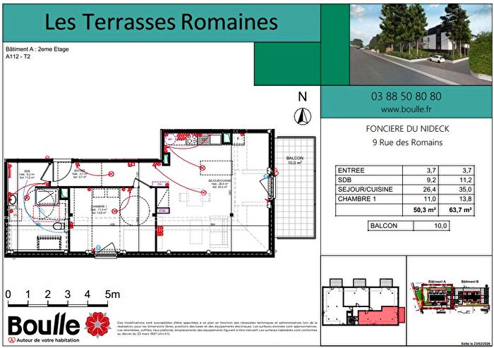 Appartement 2 pièces à louer - Truchtersheim