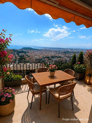 Nice, Mont-Boron : Appartement 2 pièces à vendre