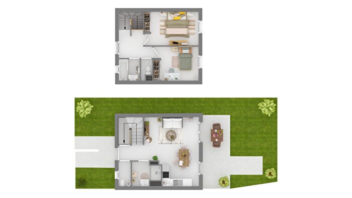 Maison à louer - Saint-Étienne-du-Grès - 3 pièces