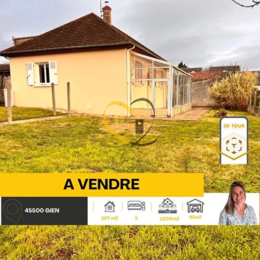 Maison à vendre - Gien, Centre-ville - 5 pièces - 3 chambres