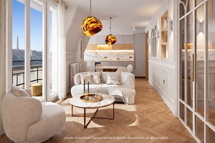 Appartement à vendre - Paris e , Breteuil - 3 pièces - 2 chambres