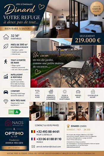 Appartement 2 pièces à vendre - Dinard