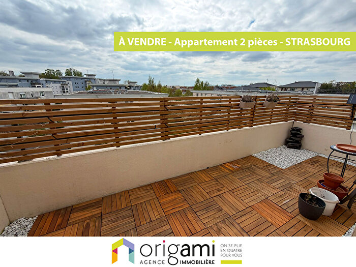 Appartement à vendre - Strasbourg, Poteries, Clos des Ecrivains - 2 pièces - 1 chambre