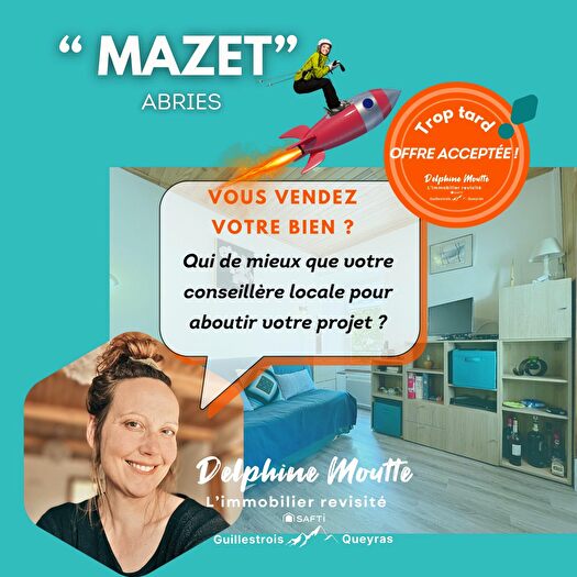 Maison à vendre - Abriès - 4 pièces - 2 chambres