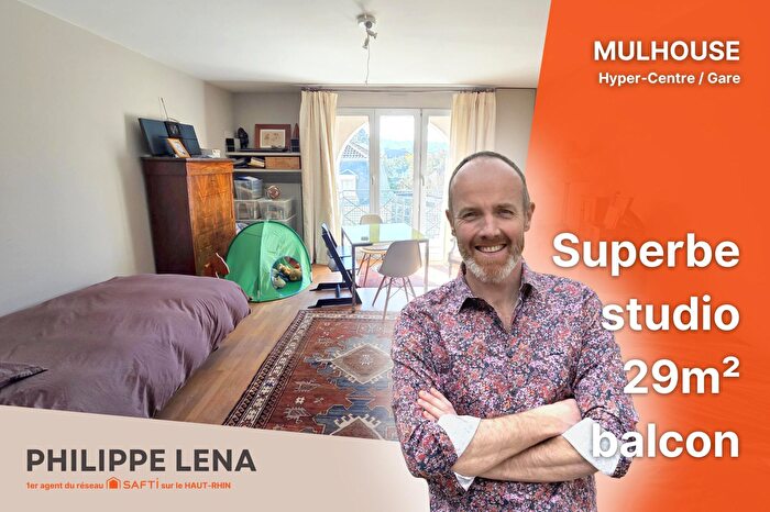 Appartement à vendre - Mulhouse, Rebberg - 1 pièce - 1 chambre