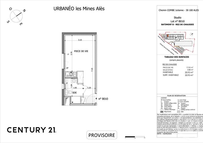 Appartement à vendre - Alès, Silhol, Pierre Plantée, Conilhères - 1 pièce