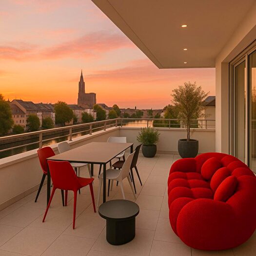 Appartement à vendre - Strasbourg, Musau, Port du Rhin - 2 pièces - 1 chambre