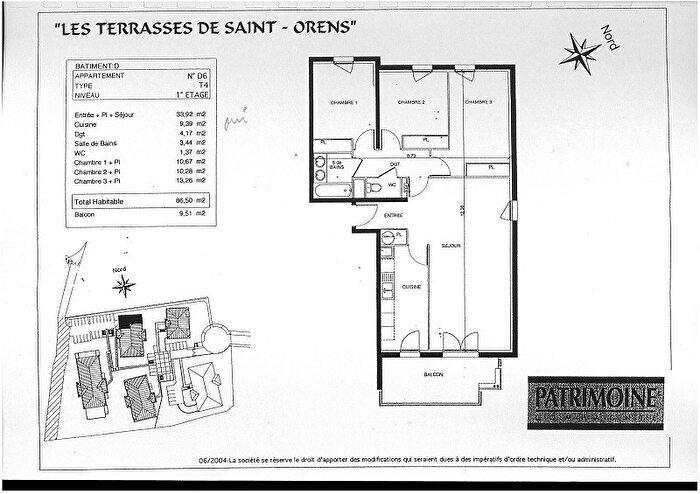 Appartement 4 pièces à louer - Saint-Orens-de-Gameville