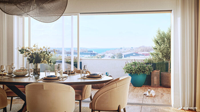 Appartement à vendre - Brest, ArcHantel - 3 pièces - 2 chambres