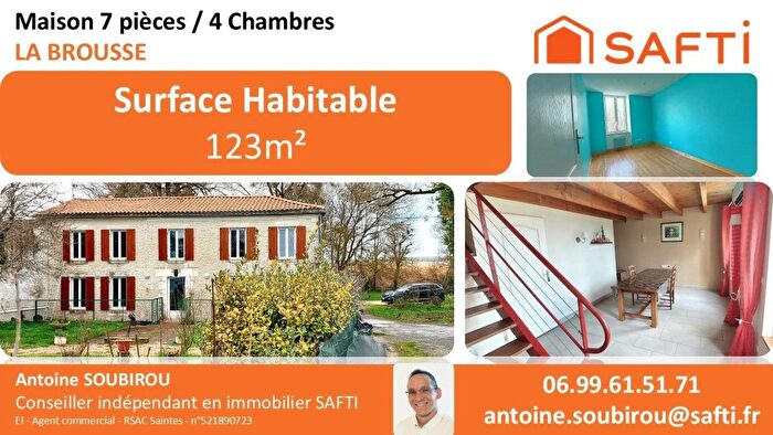 Maison à vendre - La Brousse - 7 pièces - 4 chambres