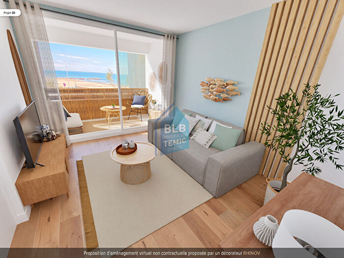 Appartement à vendre - Mauguio, Carnon - 2 pièces - 1 chambre