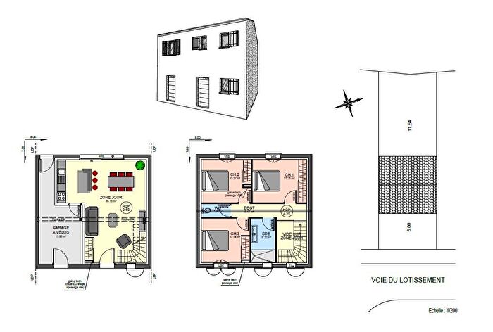 Maison à vendre - Bouhet - 4 pièces - 3 chambres