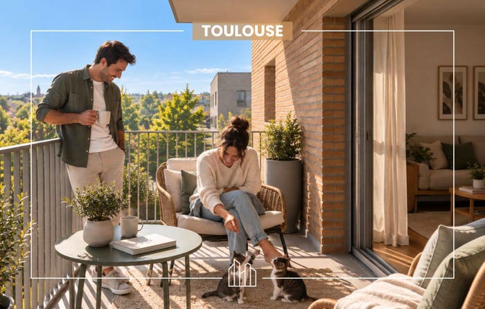 Toulouse, Croix Daurade : Maison 2 pièces à vendre