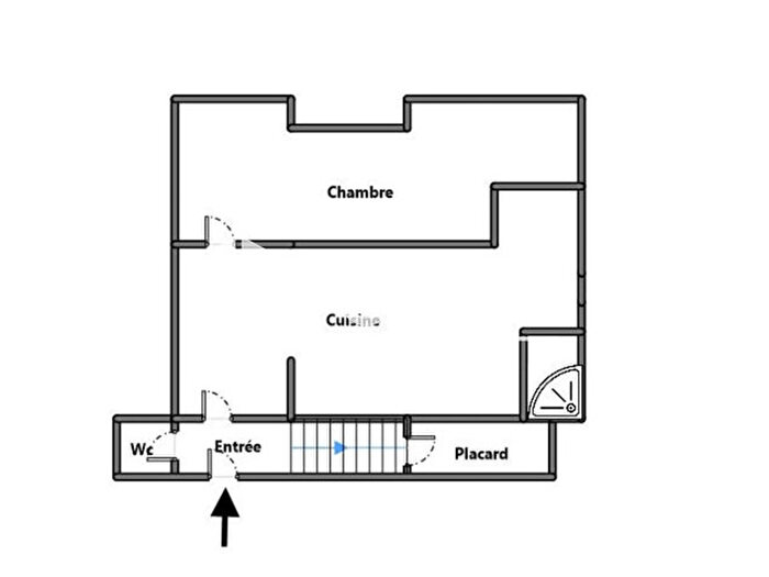 Appartement à vendre - Paris e , Barbès, Château Rouge - 1 pièce