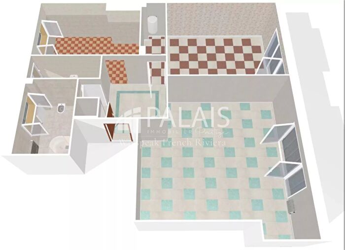 Appartement à vendre - Menton, Hôtel de Ville, Vieille Ville, Musée, Madone, Carnolès - 2 pièces - 1 chambre