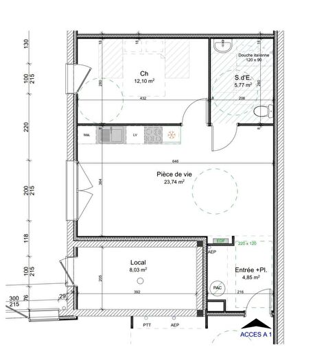 Appartement 2 pièces à vendre - Redon
